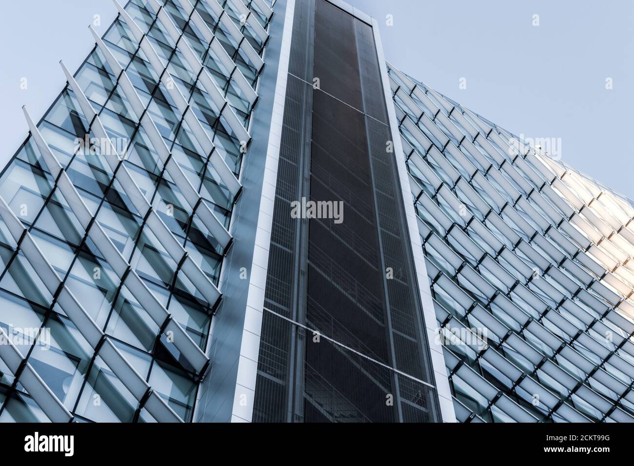 Side of a building, view of the windows of modern architecture Stock ...