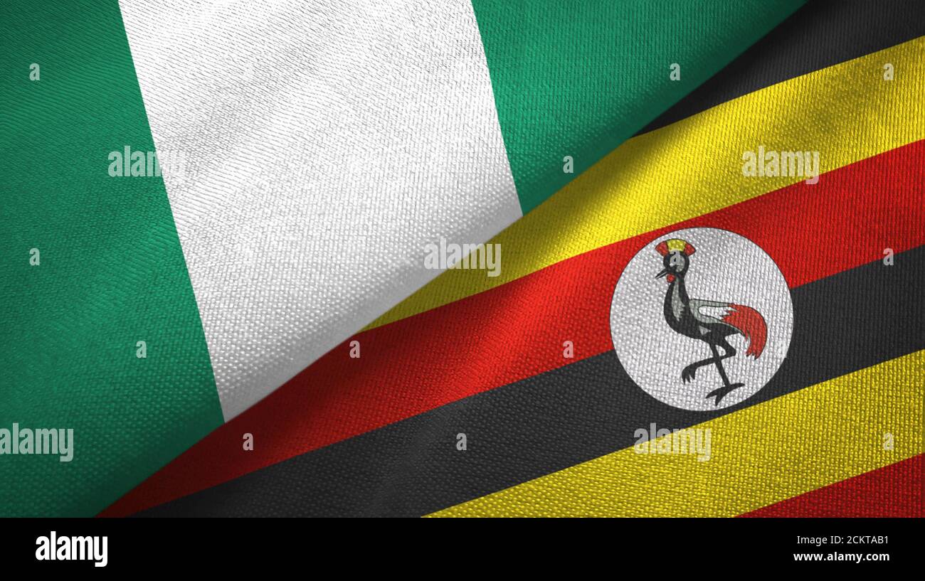 Nigeria uganda flag hi-res stock photography and images - Alamy