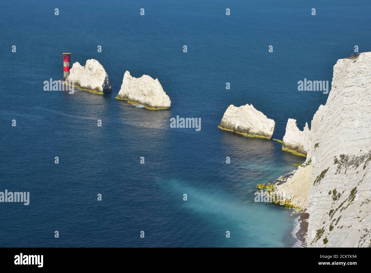 The Needles Lighthouse, Isle of Wight Stock Photo - Alamy