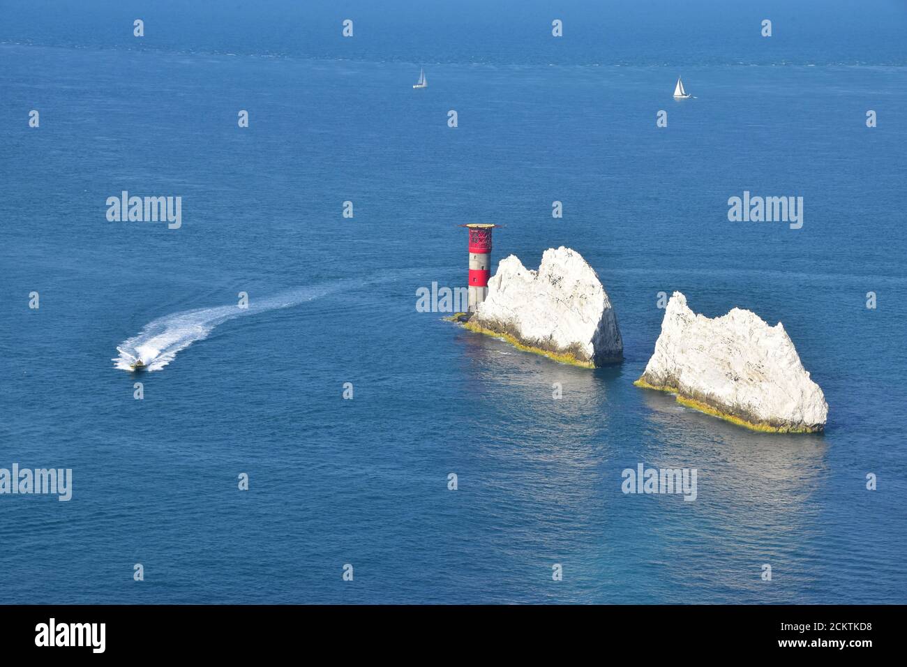 The Needles Lighthouse, Isle of Wight Stock Photo - Alamy