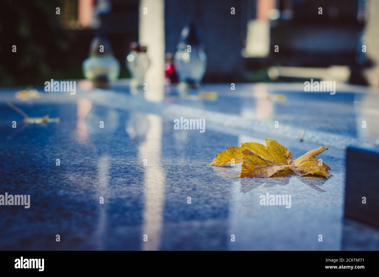 bright colors of autumn and sadness of the season Stock Photo - Alamy