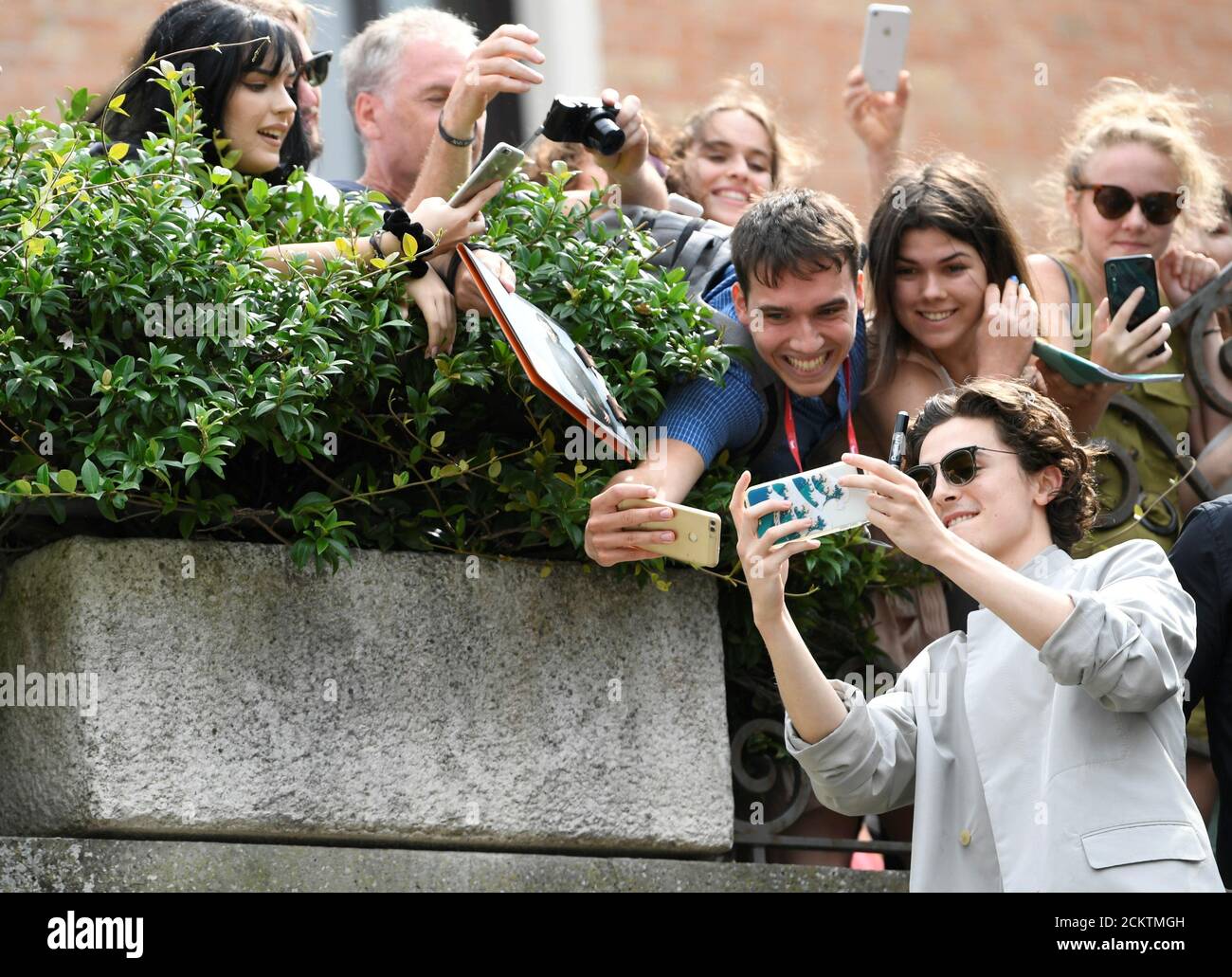 Timothee chalamet fans hi-res stock photography and images - Alamy