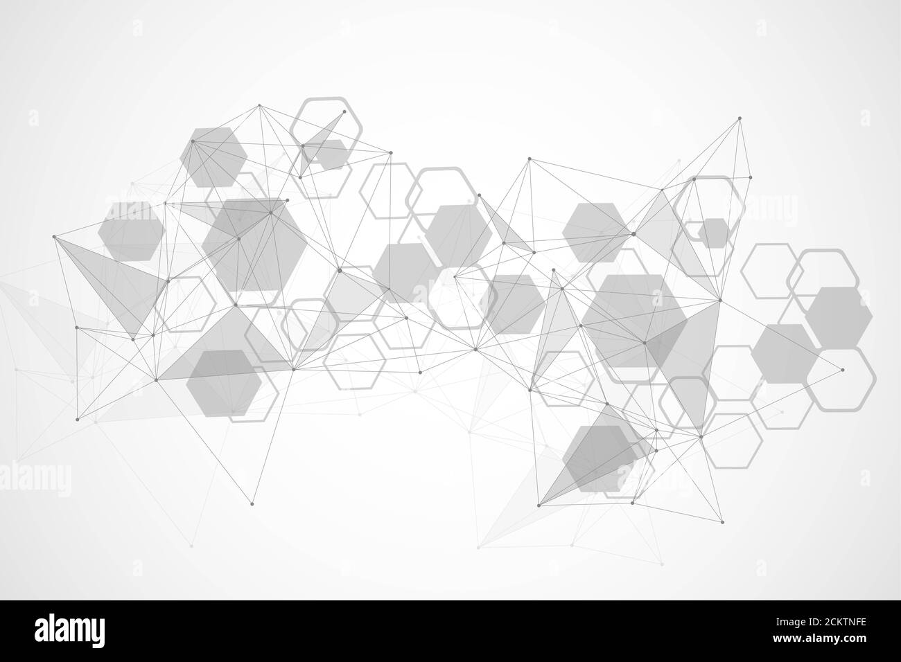 Modern futuristic background of the scientific hexagonal pattern ...