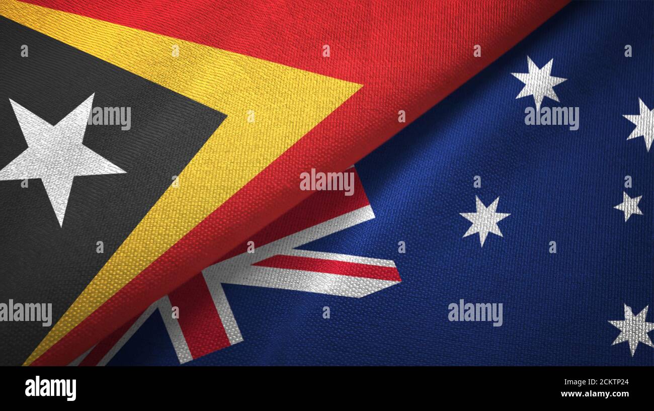 Australia east timor flag hi-res stock photography and images - Alamy