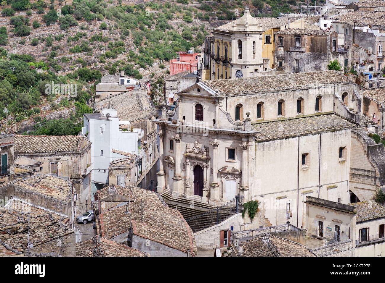 Beautiful city of Ragusa in Sicily (Italy), part of Val di Noto UNESCO ...