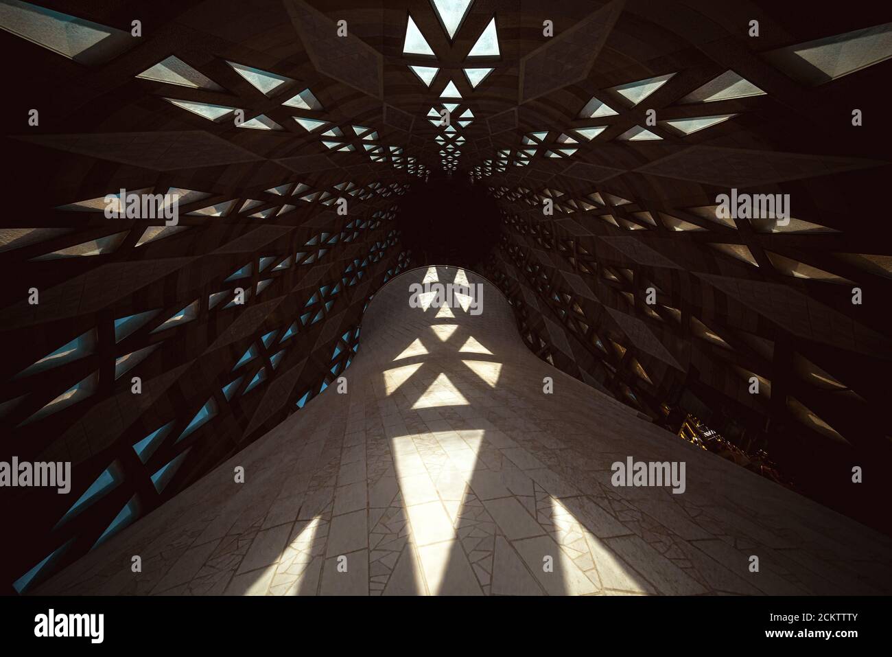 Barcelona, Spain. 16th Sep, 2020. Inside view of the nearly finished ...