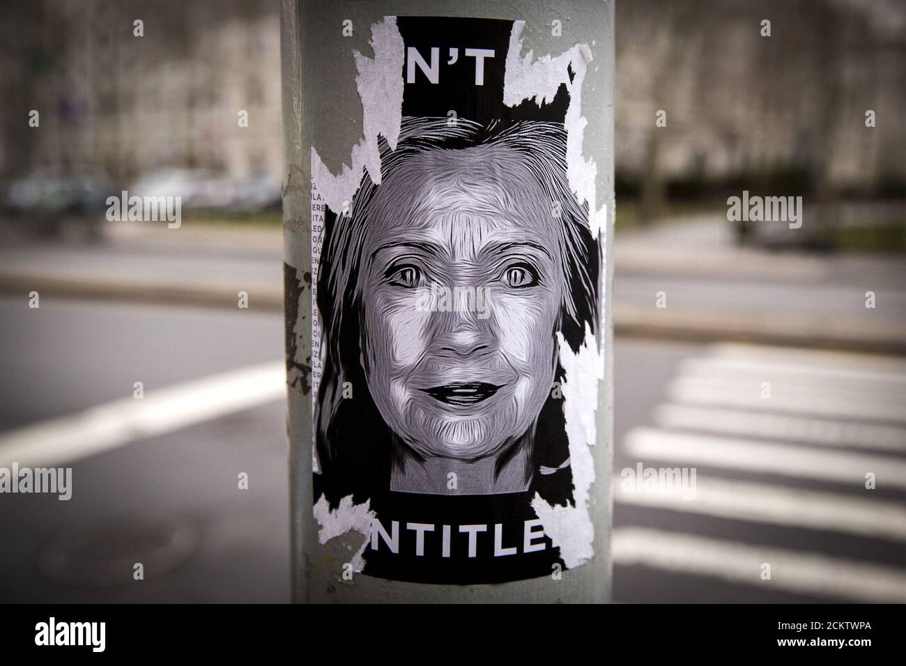 Hillary clinton campaign poster hi-res stock photography and images - Alamy