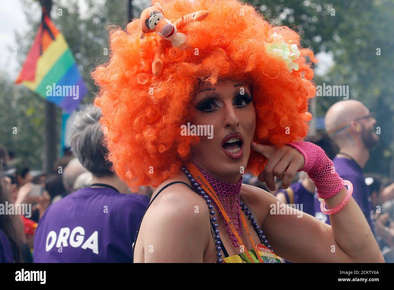 Paris pride parade hi-res stock photography and images - Alamy