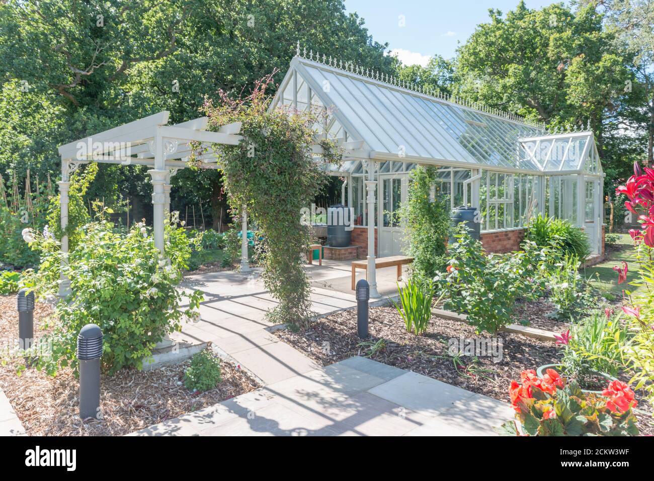 glass house, garden Structure Stock Photo - Alamy