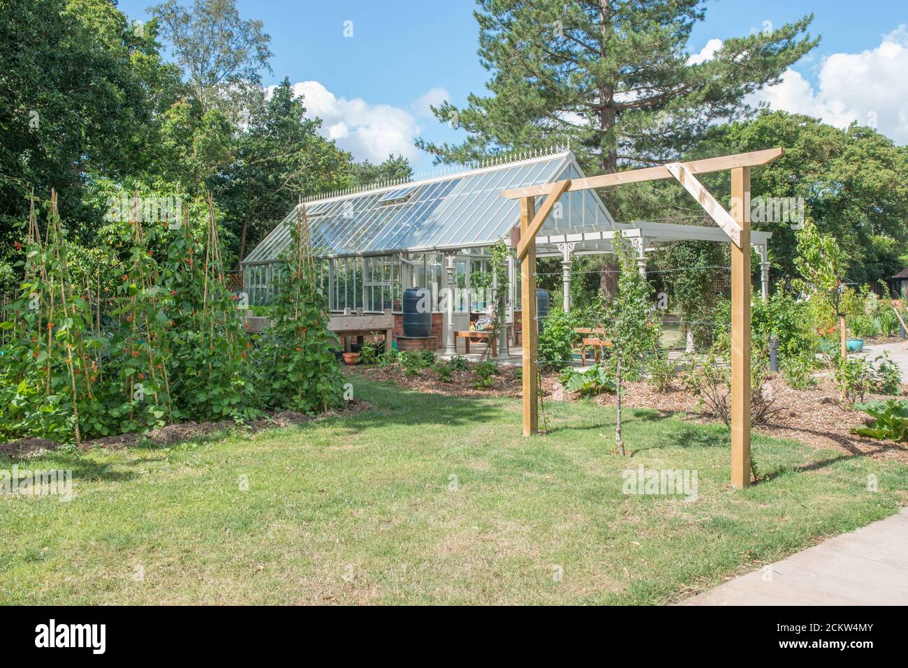 glass house, garden Structure Stock Photo - Alamy