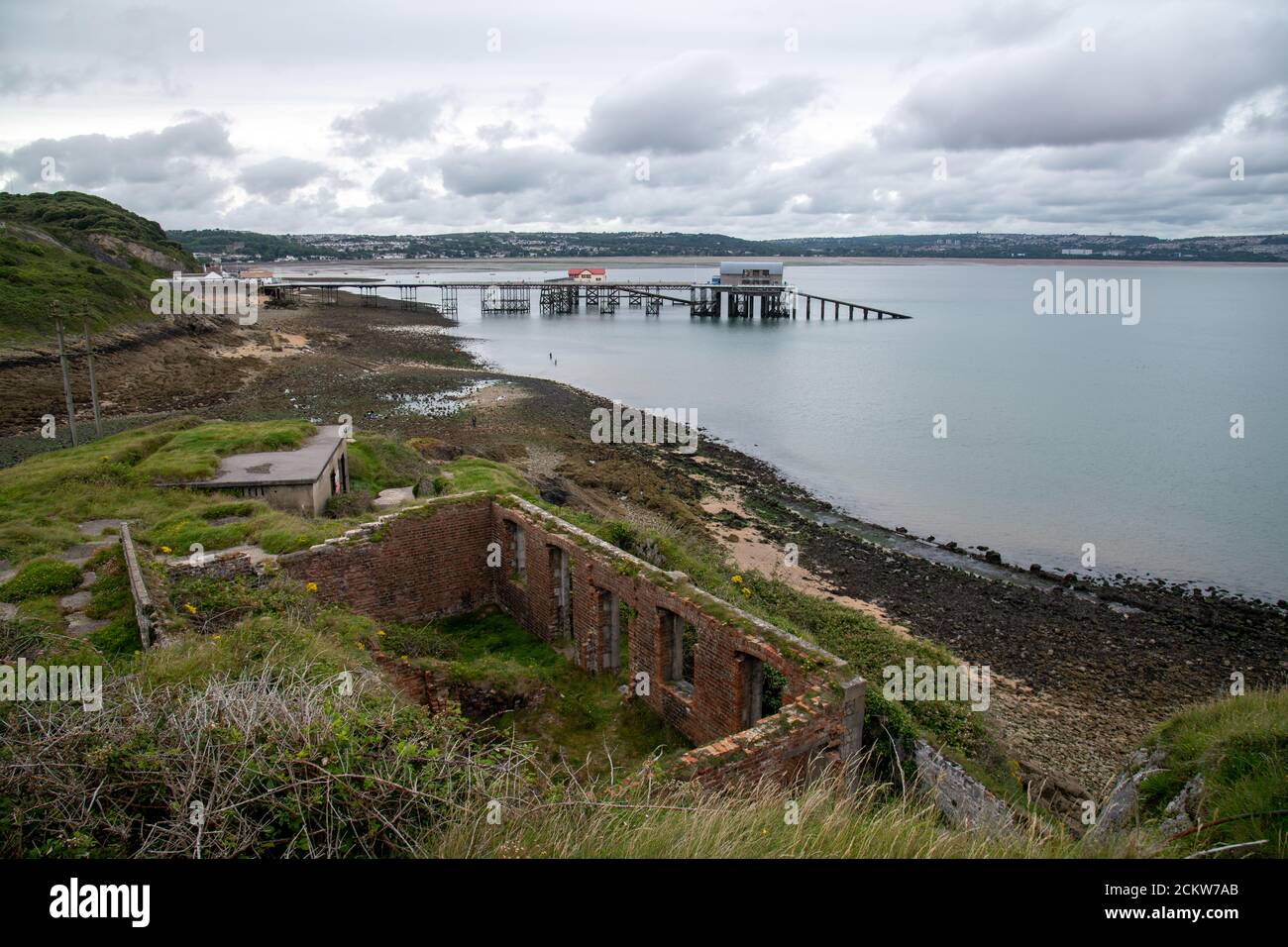 The 1898 Mumbles Pier Gower Wales UK Europe Stock Photo - Alamy
