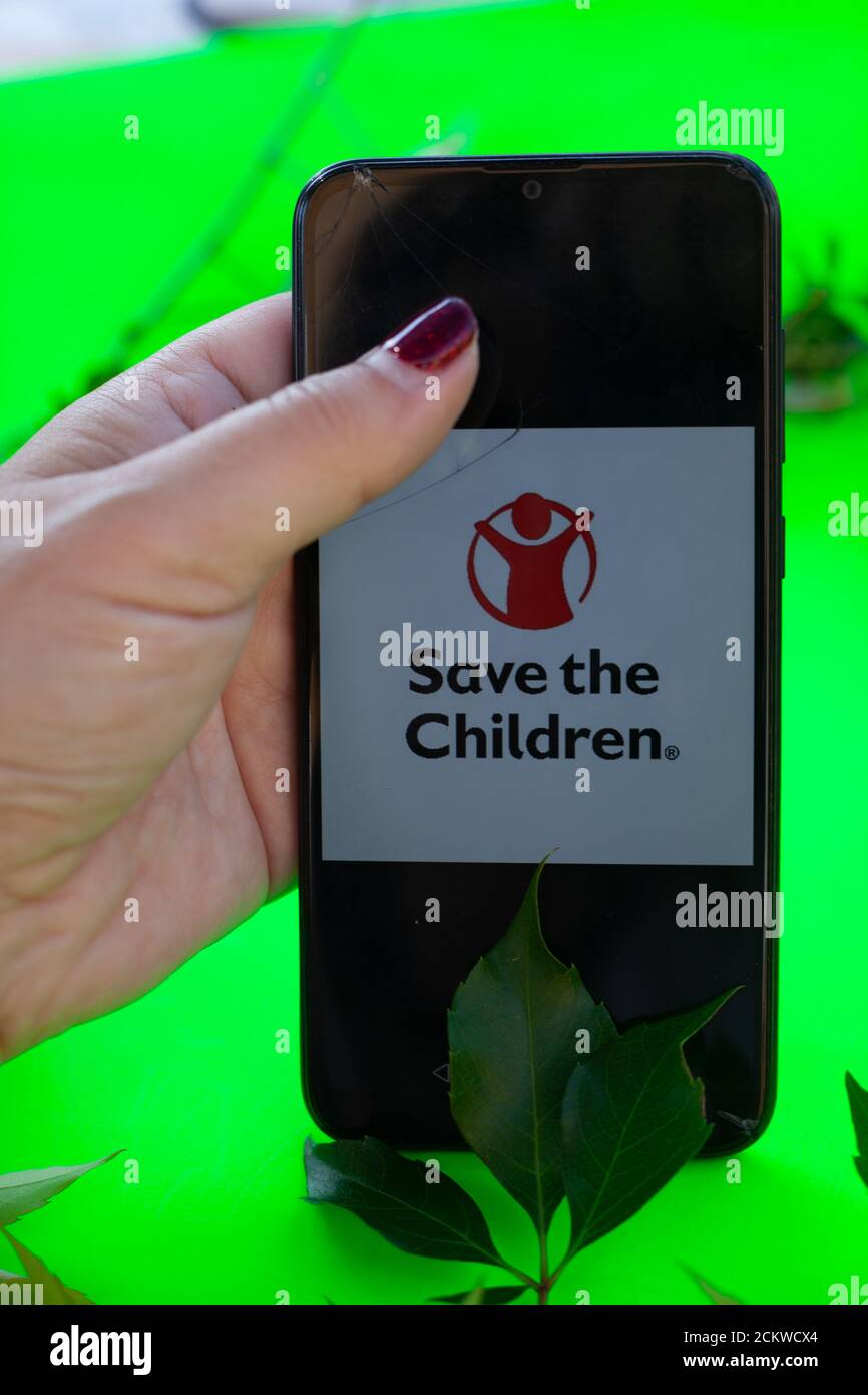 Tech Lifestyle / Communications / Charity concept - View of a female ...