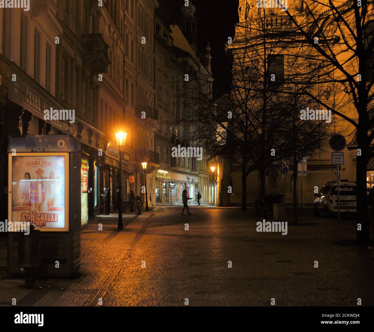 Street Photography - Night Scenes in Prague Streets, Czech Republic ...