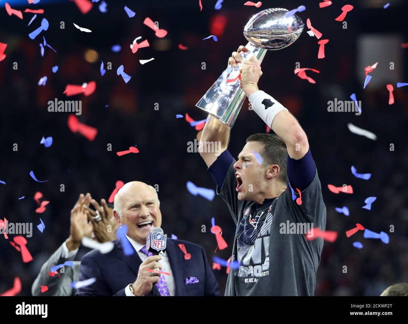 Vince lombardi trophy tom brady hi-res stock photography and images - Alamy