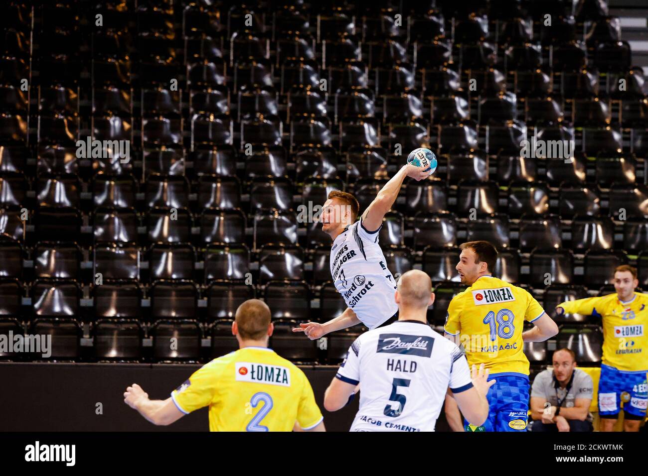 Flensburg, Germany. 16th Sep, 2020. Handball: Champions League, SG ...
