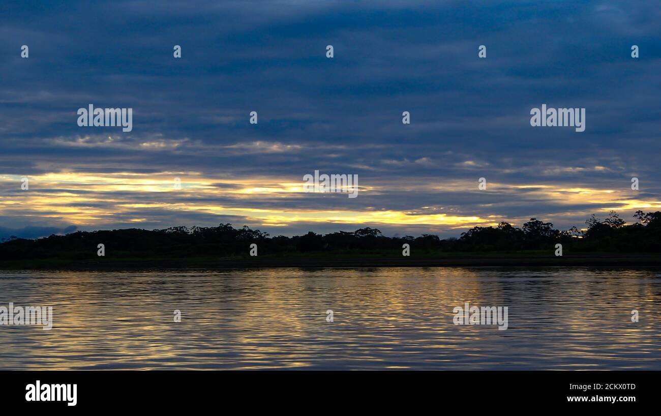Amazon River Storm Clouds Stock Photo - Alamy