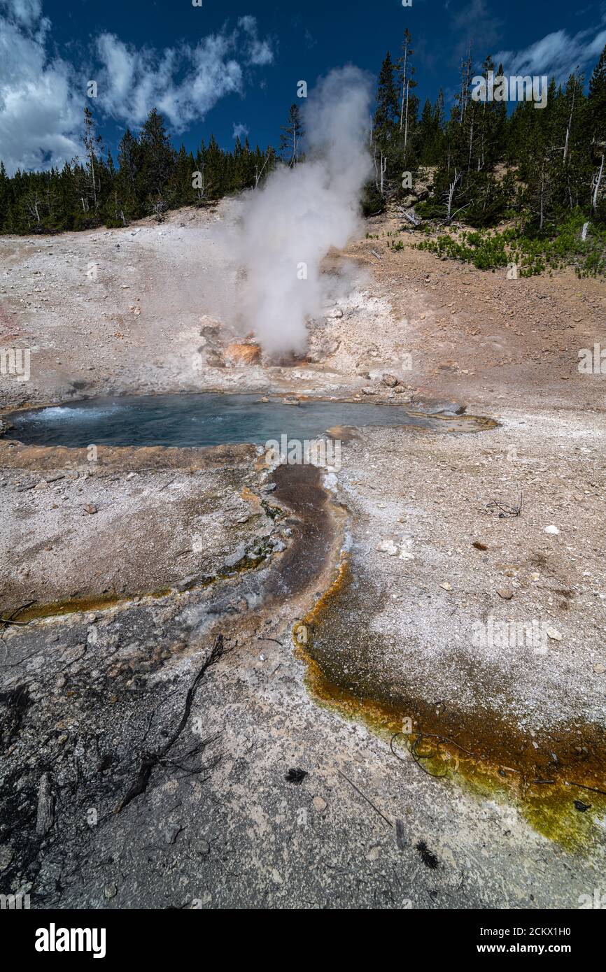 Beryl spring yellowstone hi-res stock photography and images - Alamy