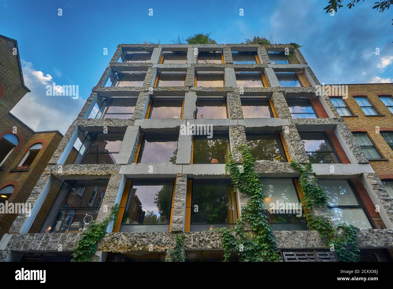 15 Clerkenwell Close. by Amin Taha Architects and Groupwork Stock Photo ...