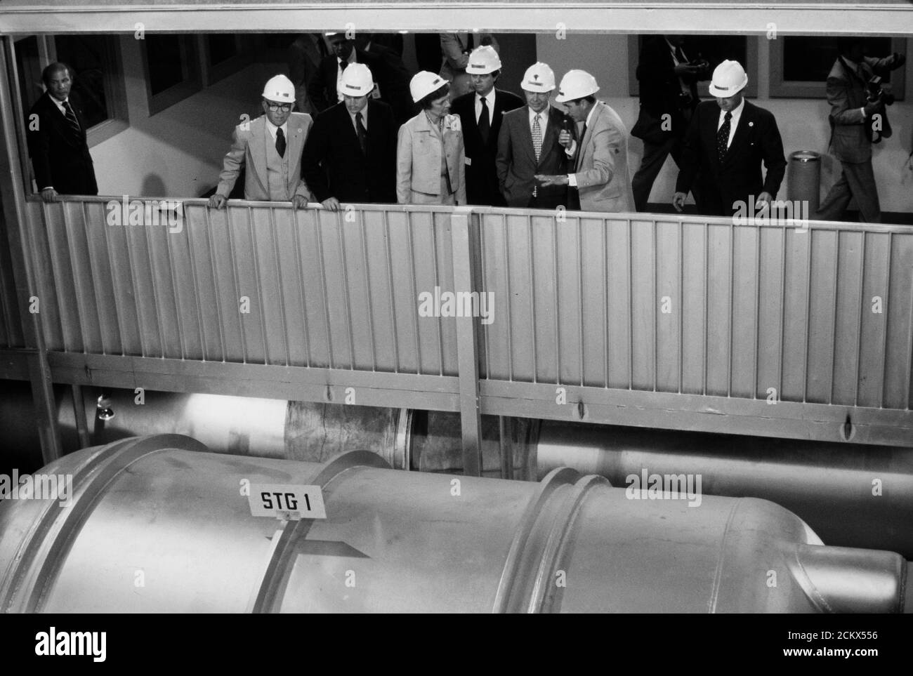 President Jimmy Carter and Rosalynn Carter tour a reactor at the Oak ...