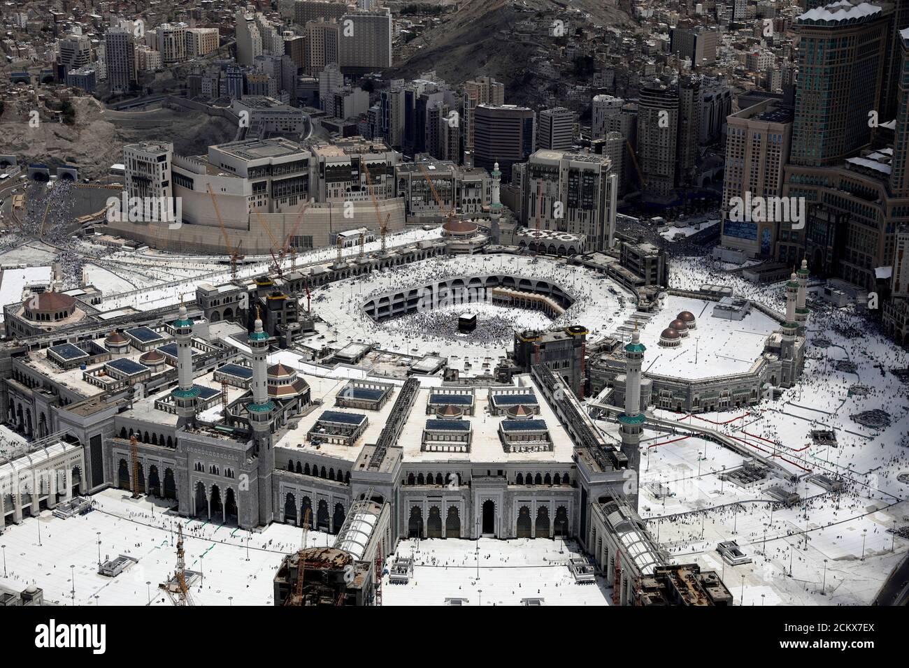 Saudi arabia aerial view kaaba hi-res stock photography and images - Alamy
