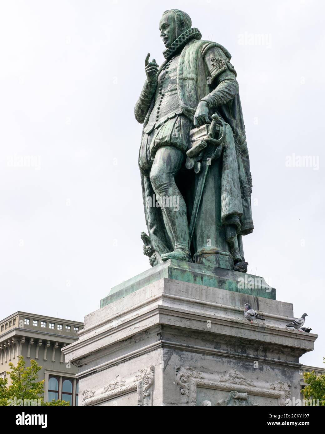 The Hague, The Netherlands, August 27 2020: Monument to William I of ...