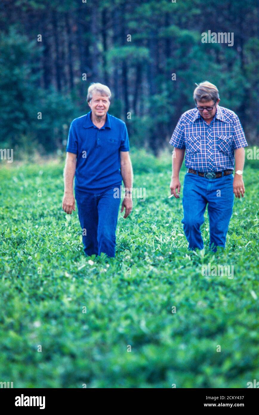 President Jimmy Carter, his brother Billy Carter and the Carter’s ...