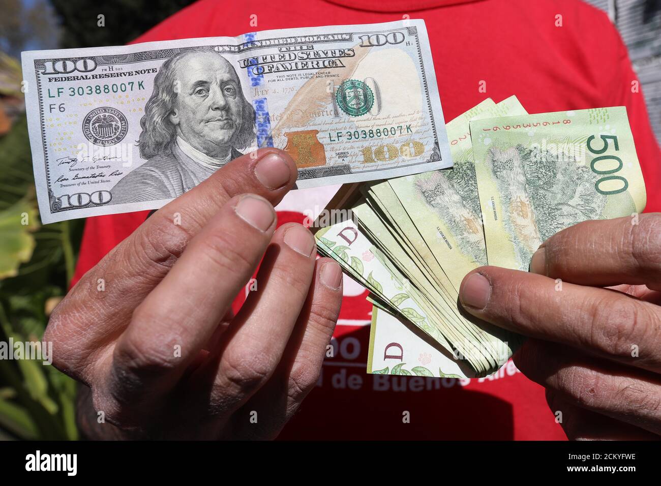 Buenos Aires, Argentina. 16th Sep, 2020. The financial markets opens ...