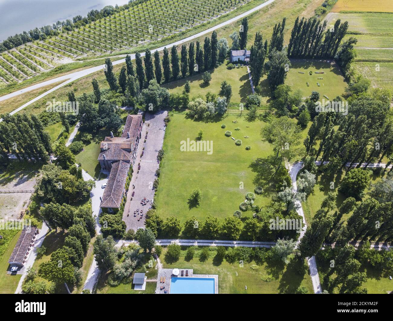 Aerial shot residential plot hi-res stock photography and images - Alamy