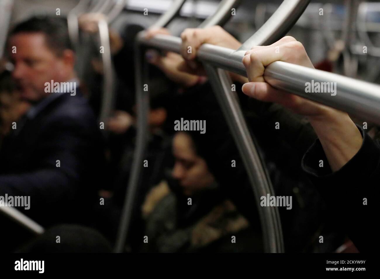 Hold The Handrail High Resolution Stock Photography and Images - Alamy