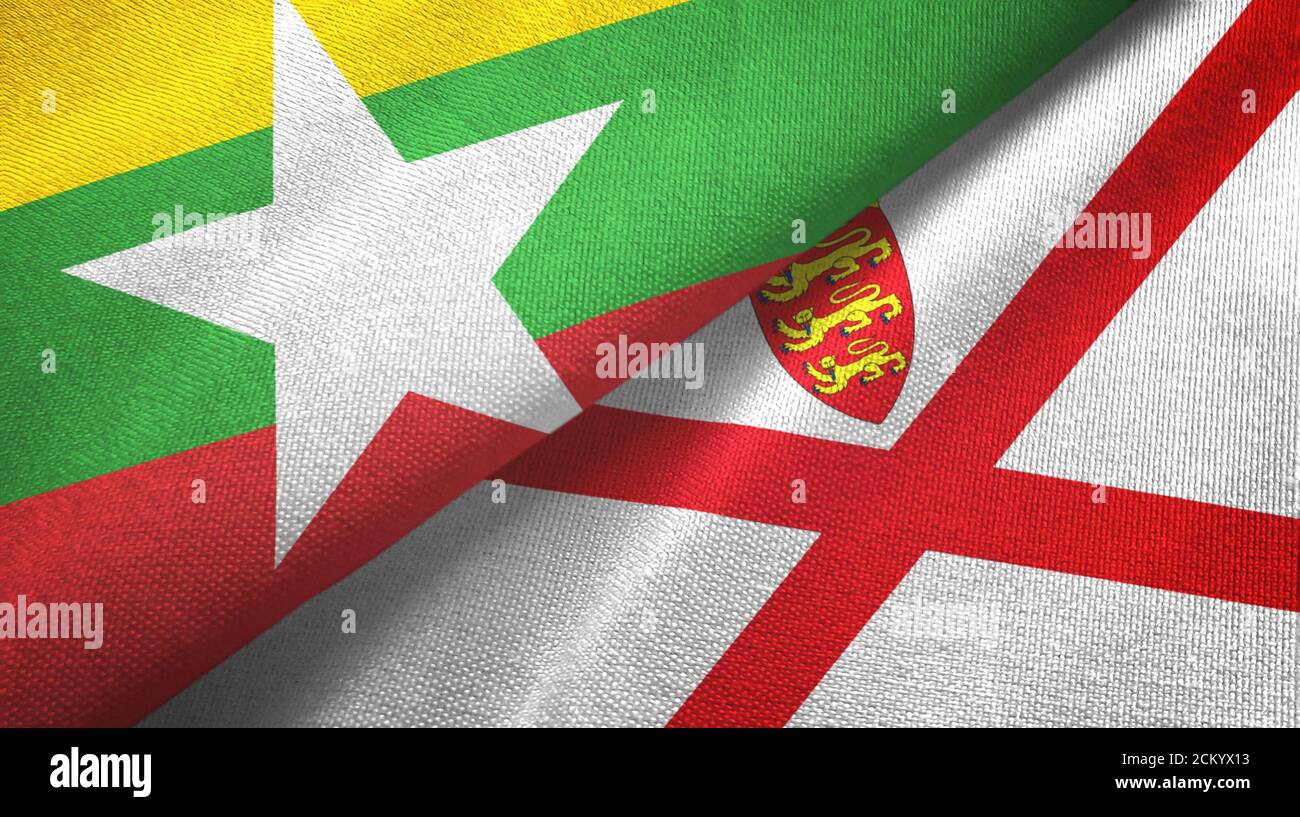 Jersey myanmar flag hi-res stock photography and images - Alamy