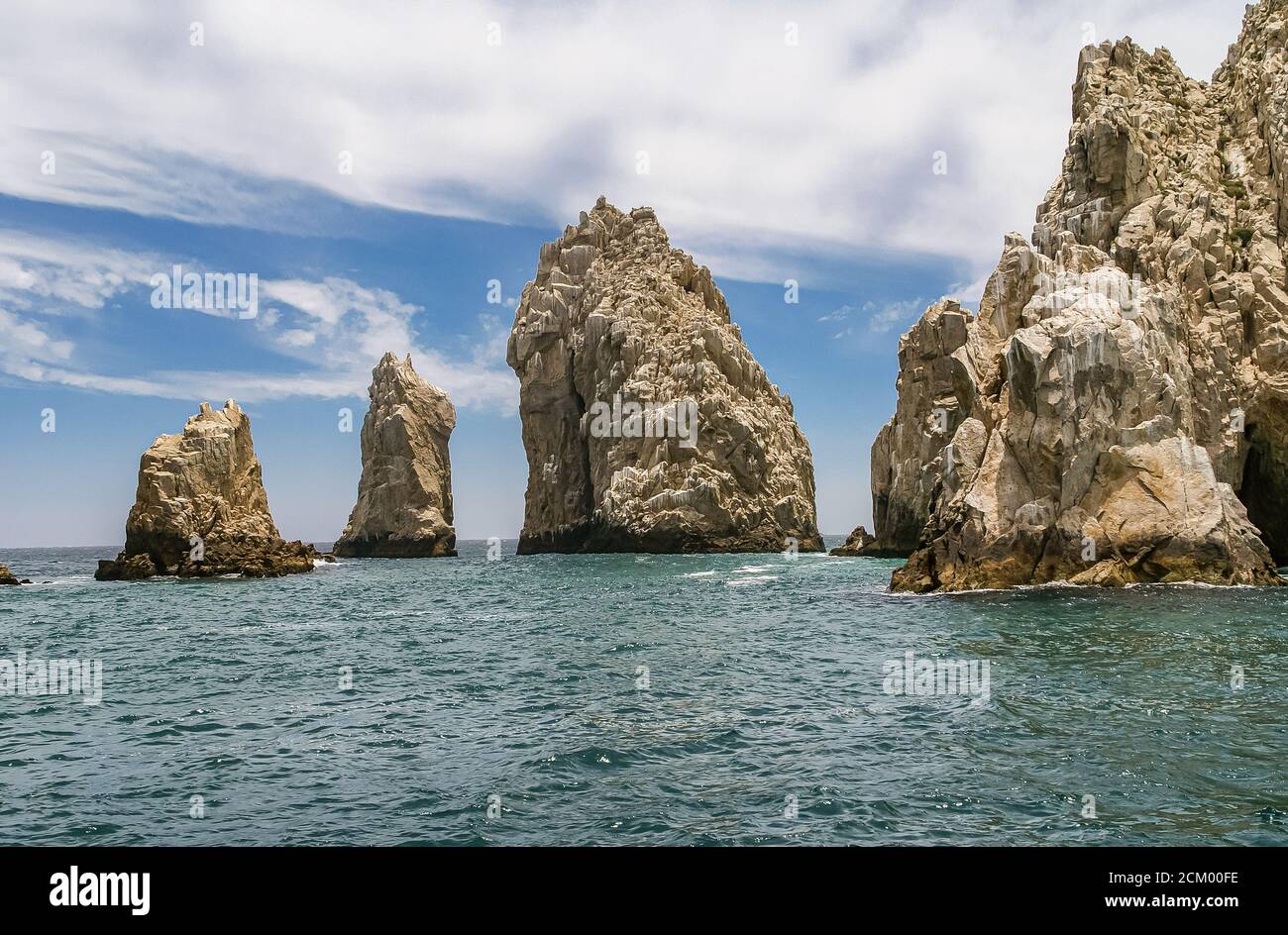 Cabo San Lucas, Mexico - April 22, 2008: South end of Baha California ...