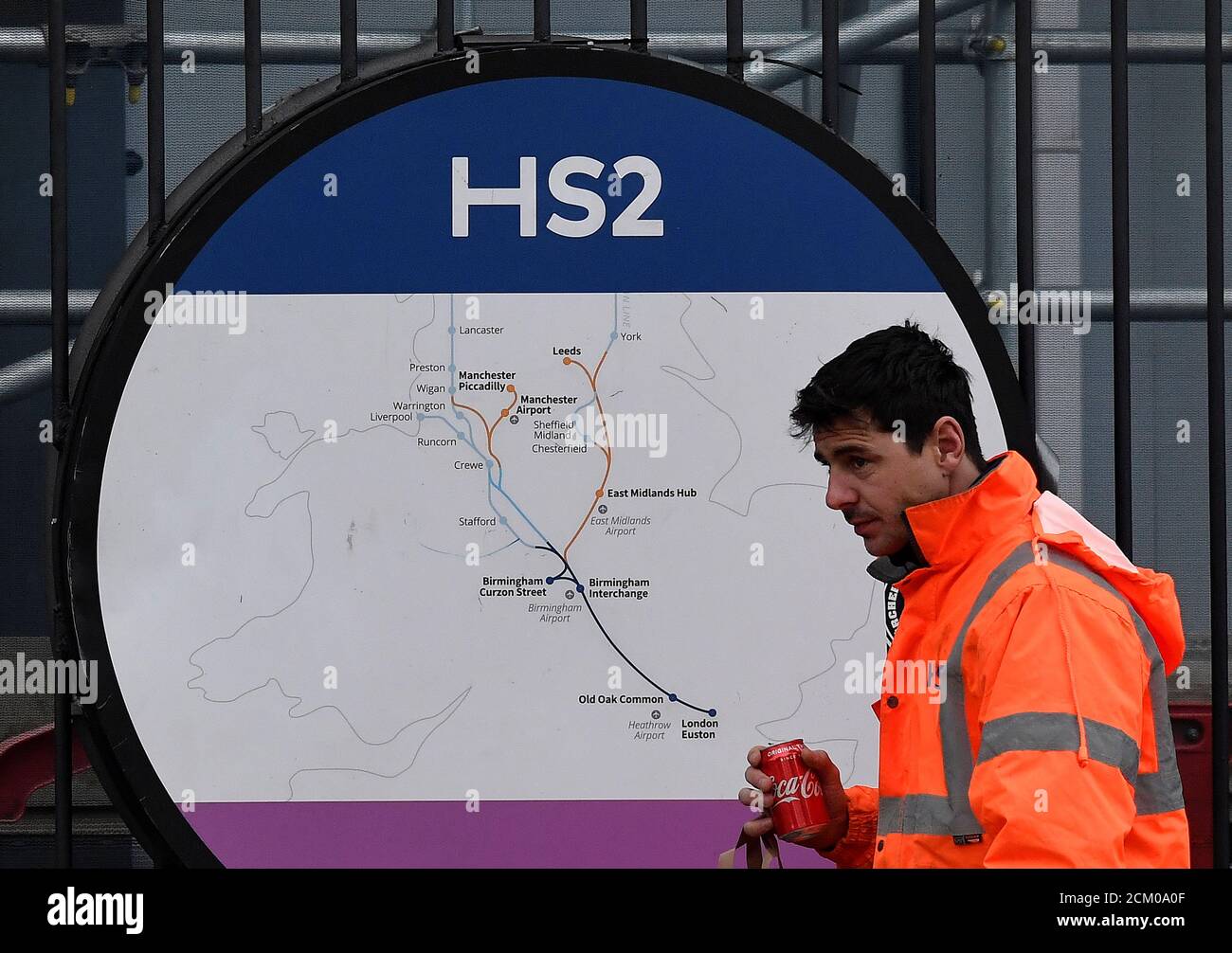 Hs2 construction worker hi-res stock photography and images - Alamy