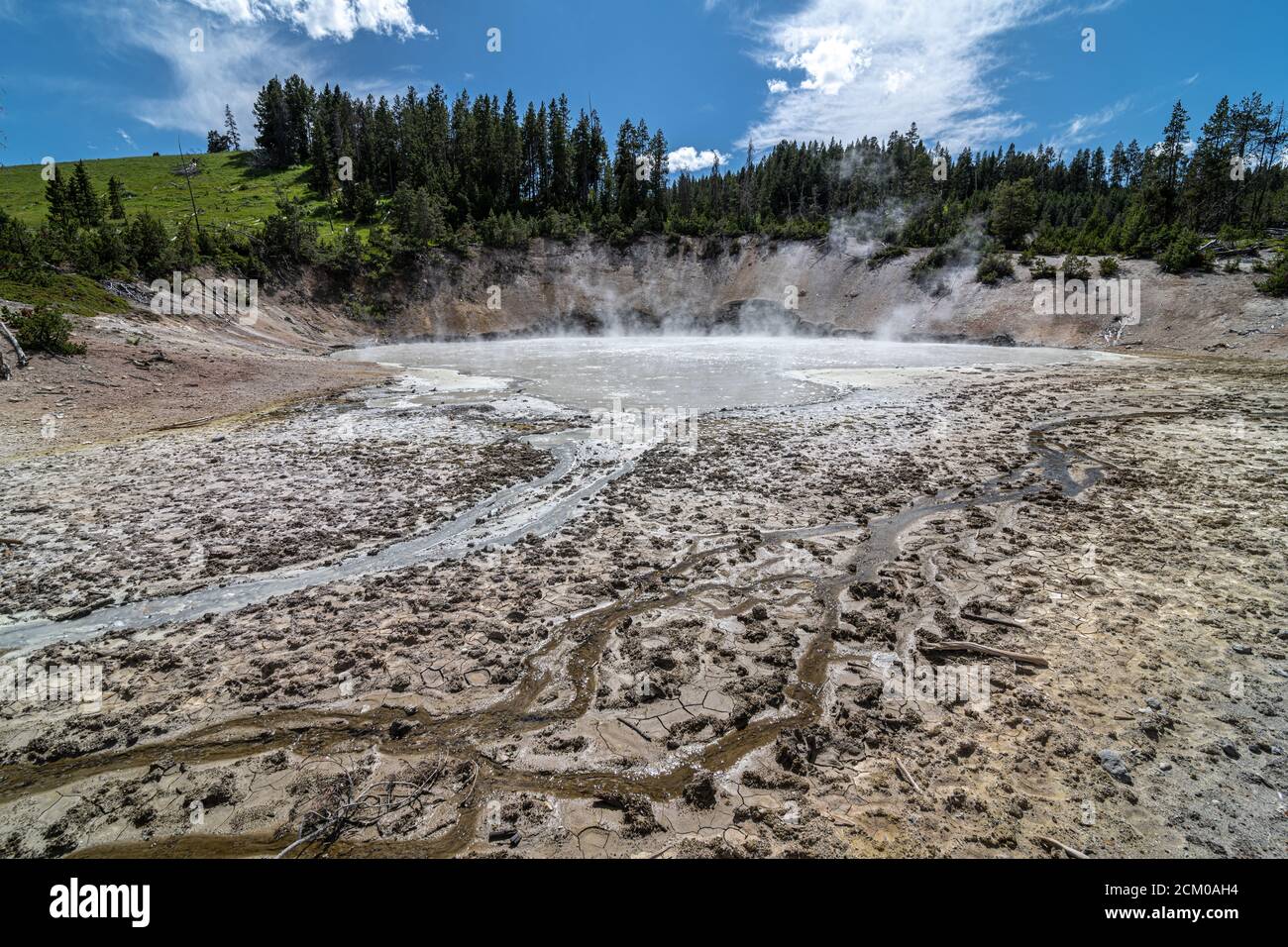 Mud Volcano Area, Yellowstone National Park Stock Photo - Alamy Mud Volcano Area, Yellowstone National Park Stock Photo - Alamy