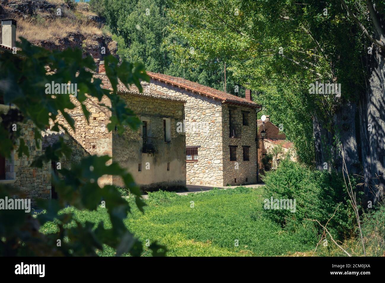 Beautiful stone buildings in the countryside Stock Photo - Alamy