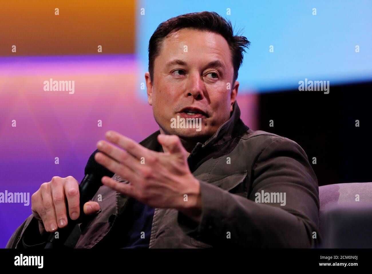 Elon musk los angeles hi-res stock photography and images - Alamy