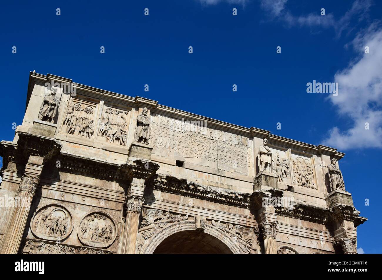 Arch of Constantine in the Historic Centre of Rome, Italy Stock Photo ...