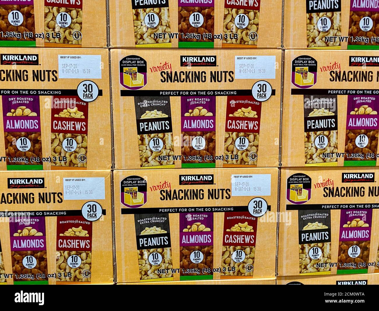 Kirkland snacking nuts hi-res stock photography and images - Alamy
