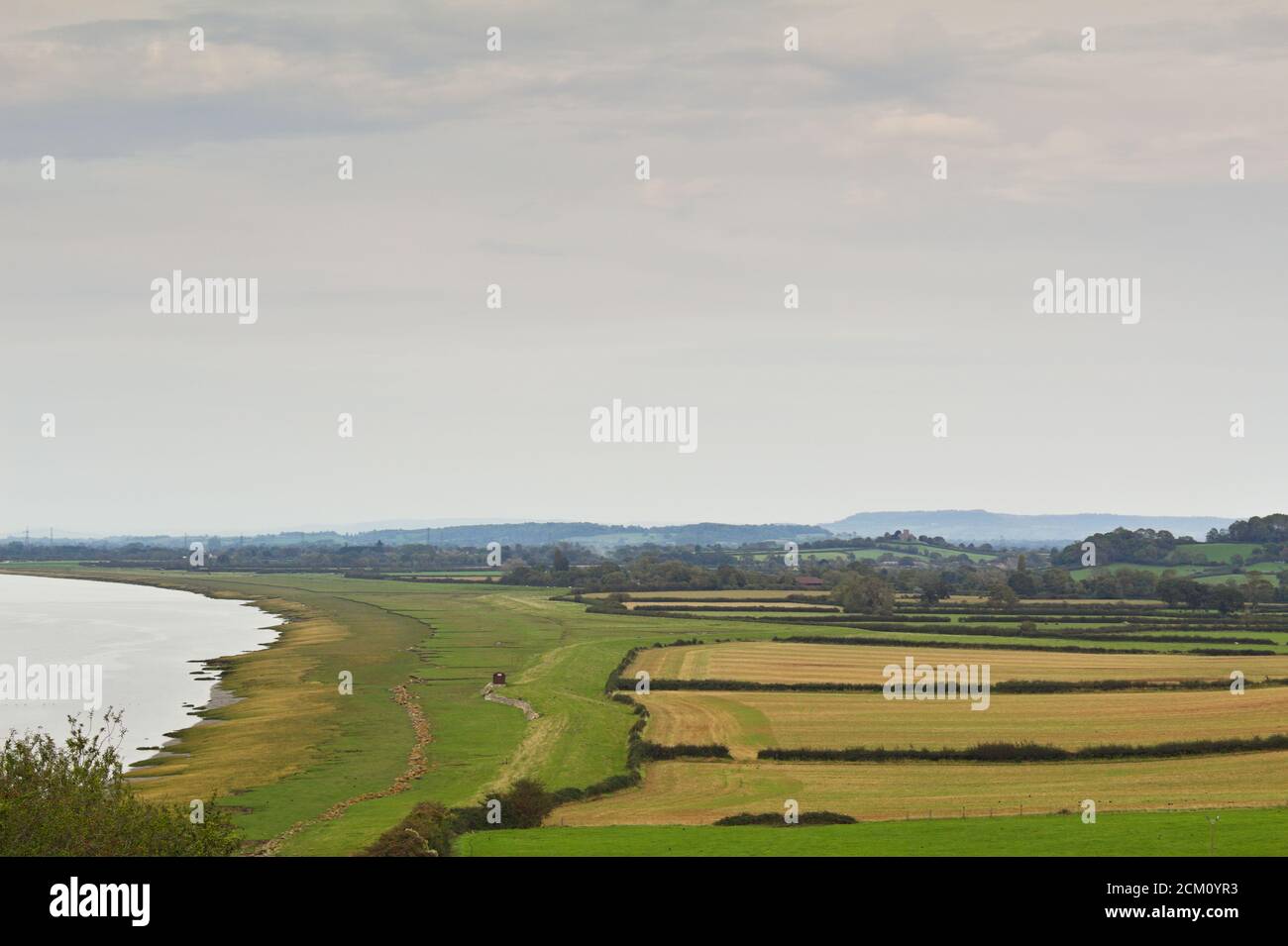 English countryside and coast in the morning Stock Photo - Alamy