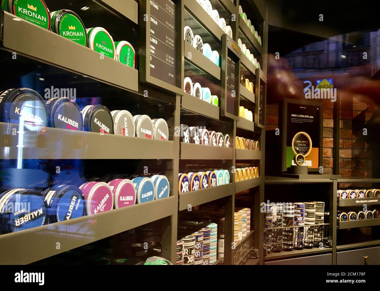 Snus shelves hi-res stock photography and images - Alamy