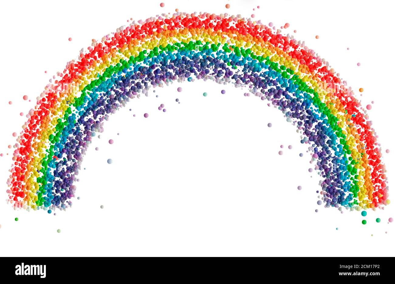 Semi circle rainbow Cut Out Stock Images & Pictures - Alamy