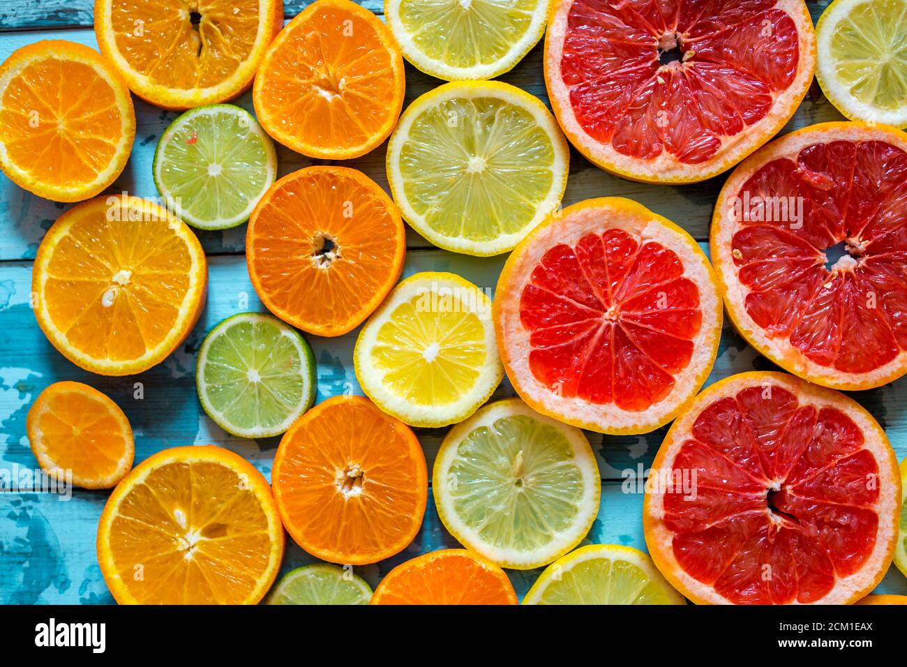 Abstract background of citrus slices. Close-up. Studio photography ...
