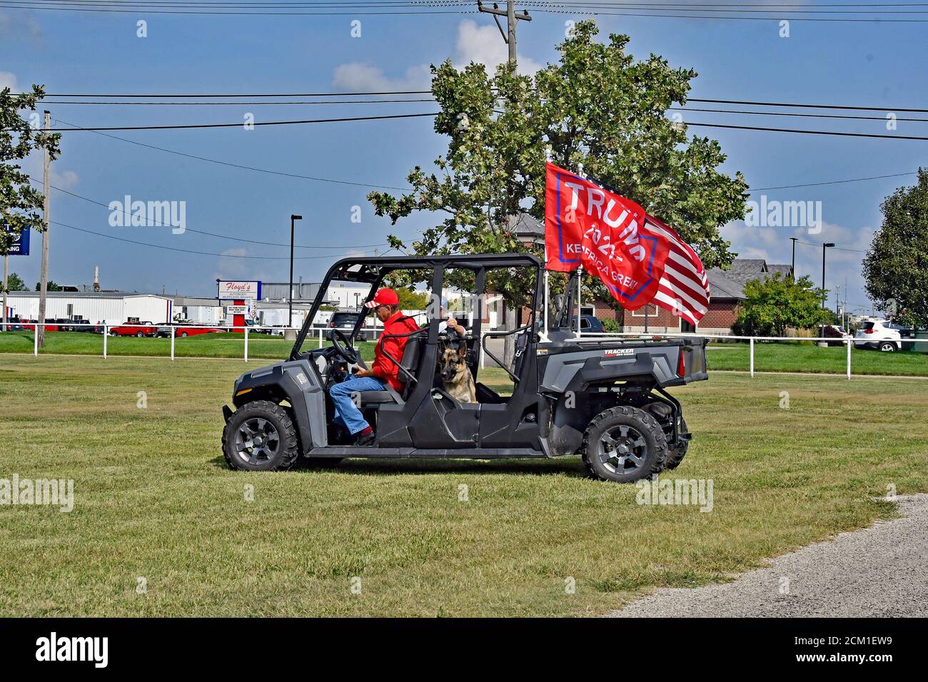 Trump flags hi-res stock photography and images - Alamy