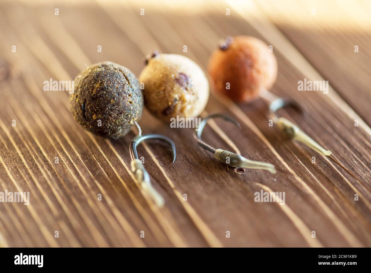 Carp fishing. Different of carp boilies and accessories for carp ...