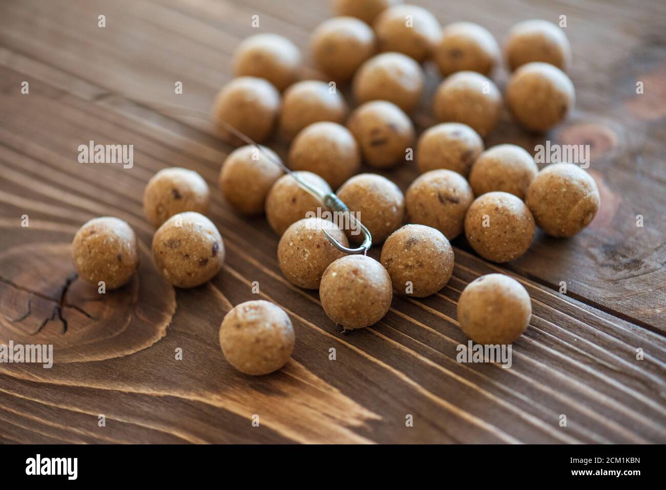 Carp fishing. Different of carp boilies and accessories for carp ...