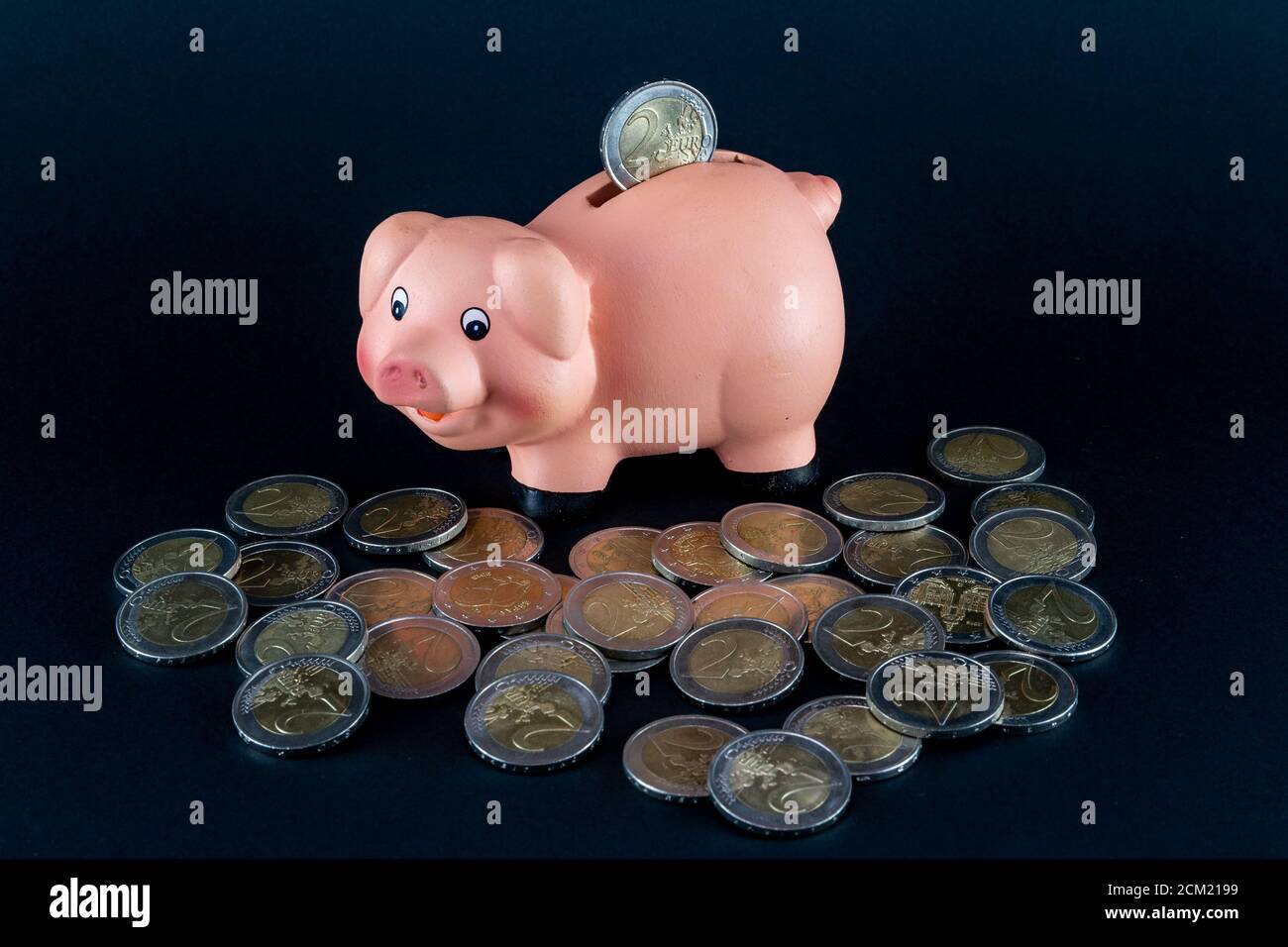 image of ceramic piggy bank with pig image to save coins Stock Photo ...