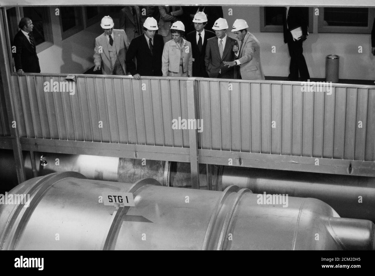 President Jimmy Carter and Rosalynn Carter tour a reactor at the Oak ...