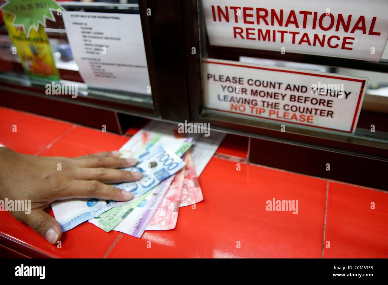 Philippines remittance hi-res stock photography and images - Alamy