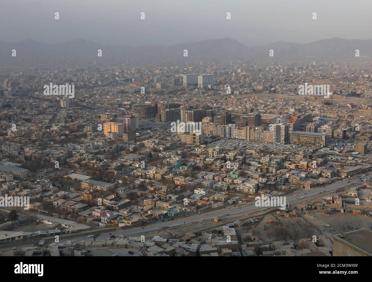 Aerial view of kabul hi-res stock photography and images - Alamy