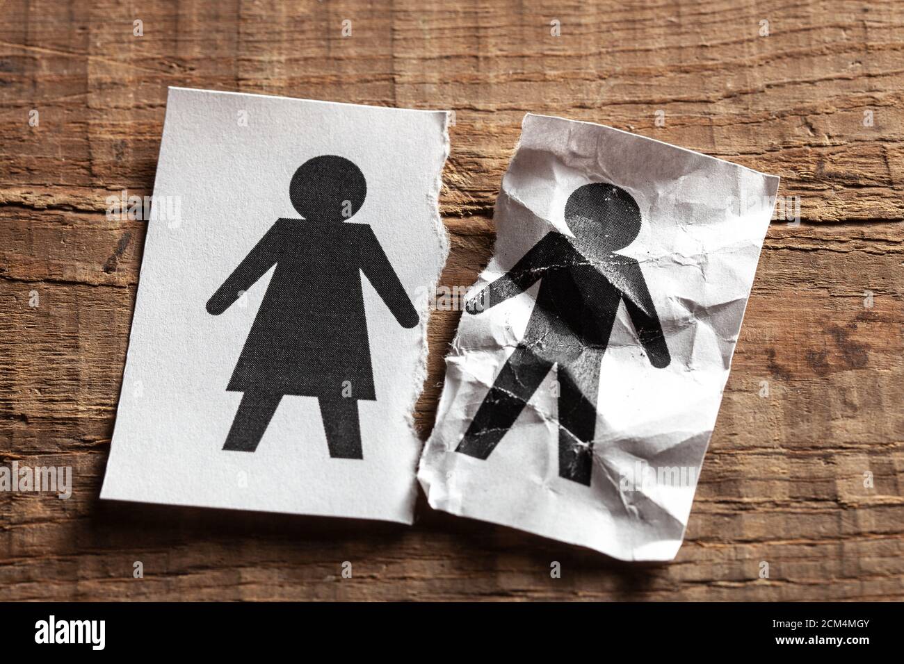 The death of the spouse. Concept of death of husband from old age or ...