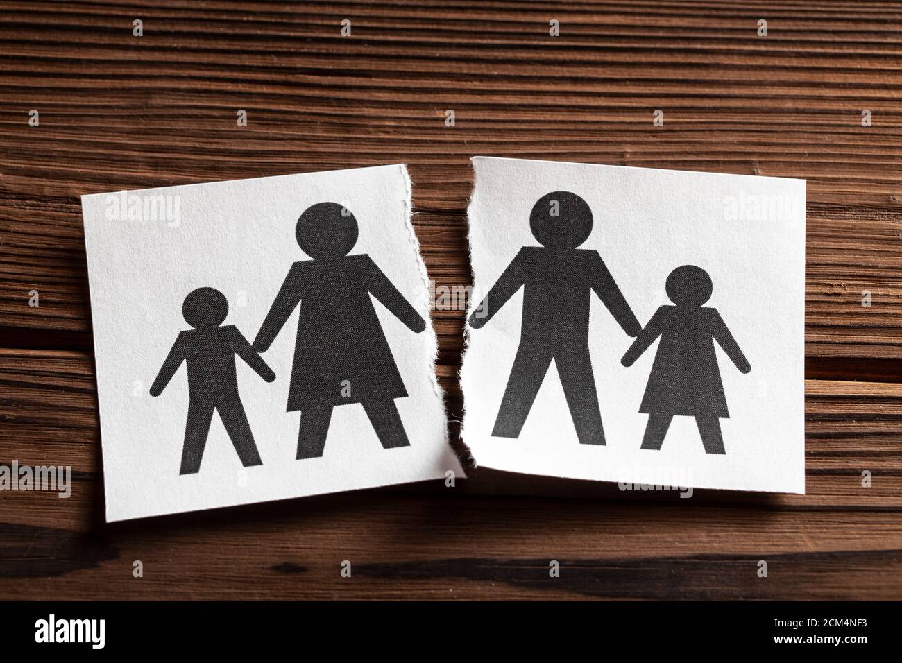 Breaking Relationships. Divorce in a family with children. Paper is ...